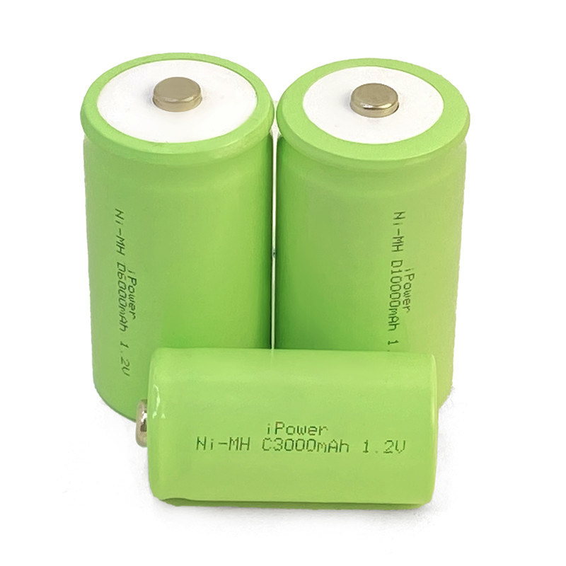 1.2V 10000mAh Rechargeable Battery Low Self Discharge D Size NIMH Battery