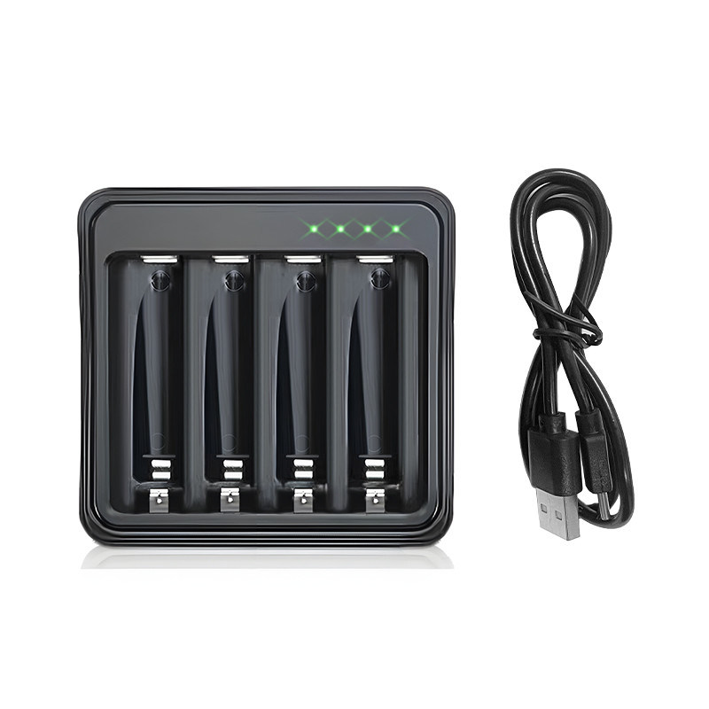 Fast Charge 4 Slots 1.2v NiMH Rechargeable Battery AA AAA Battery ...