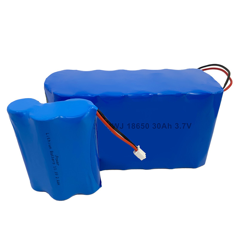Blue 18650 Lithium Ion Battery Pack 3.7V 1A Batteries 18650 Lithium Ion